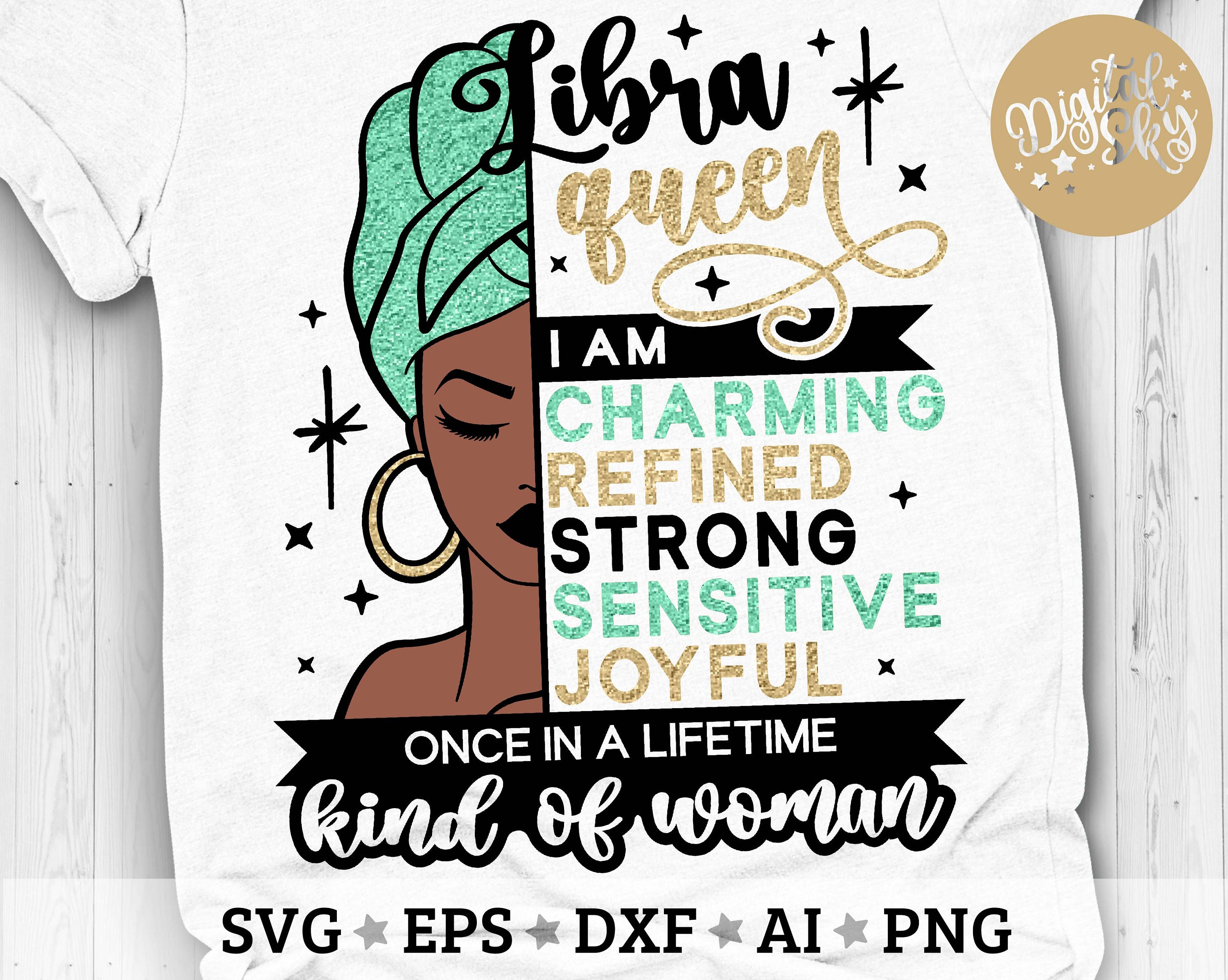 Libra Queen Svg Birthday Queen Svg Black Women Svg Afro - Etsy