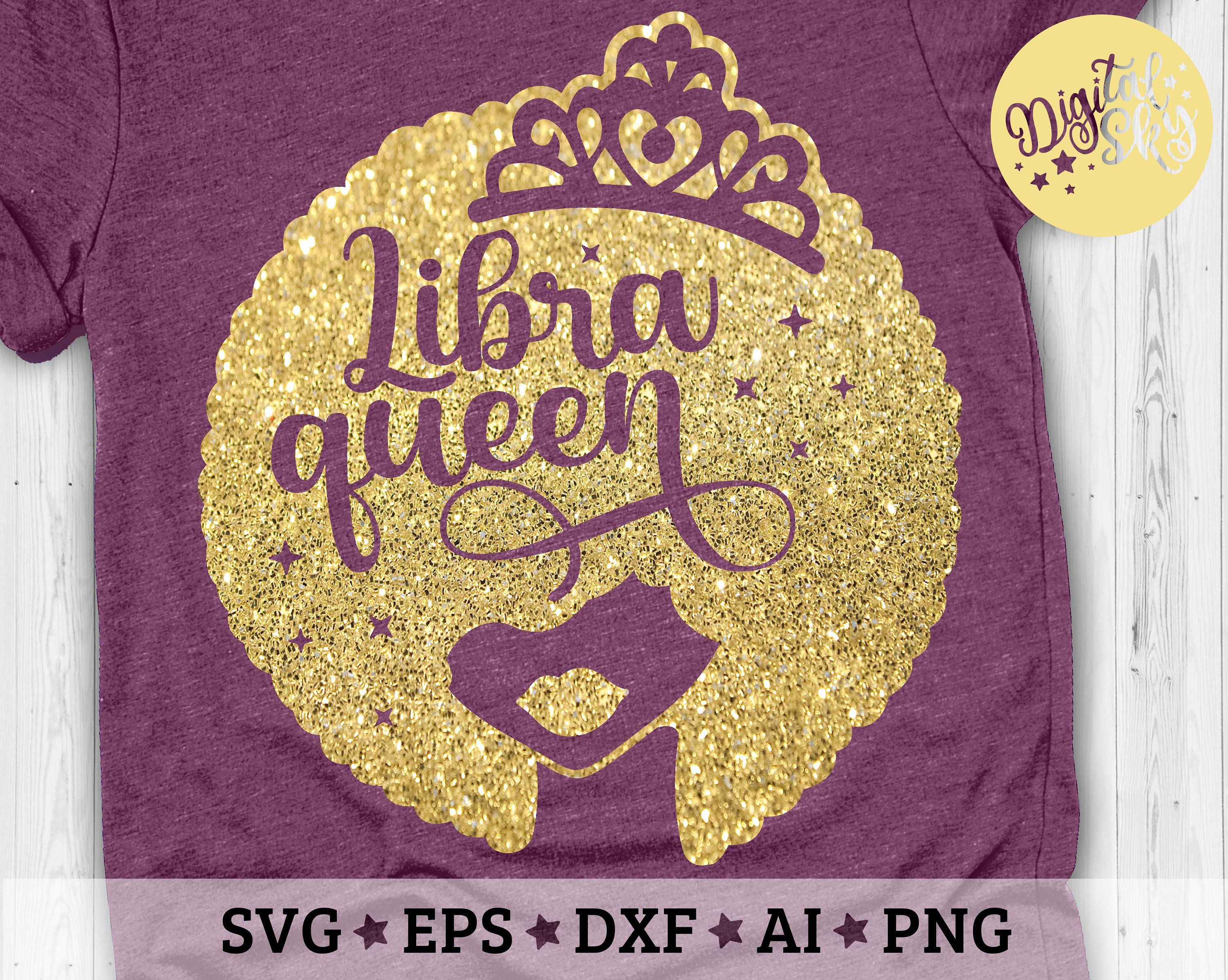 Libra Queen Svg Birthday Queen Svg Black Women Svg Afro | Etsy