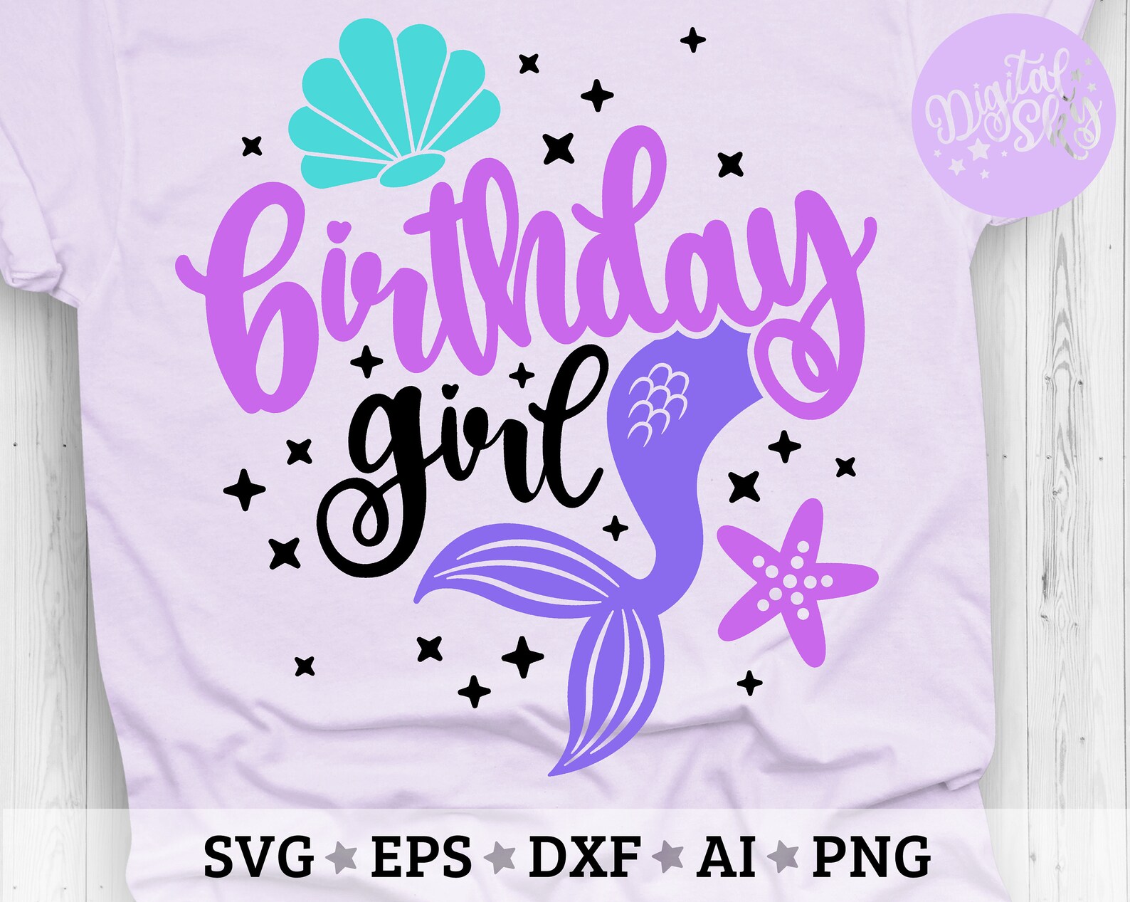 Mermaid Birthday Girl Svg Mermaid Birthday Svg Mermaid Tail - Etsy España