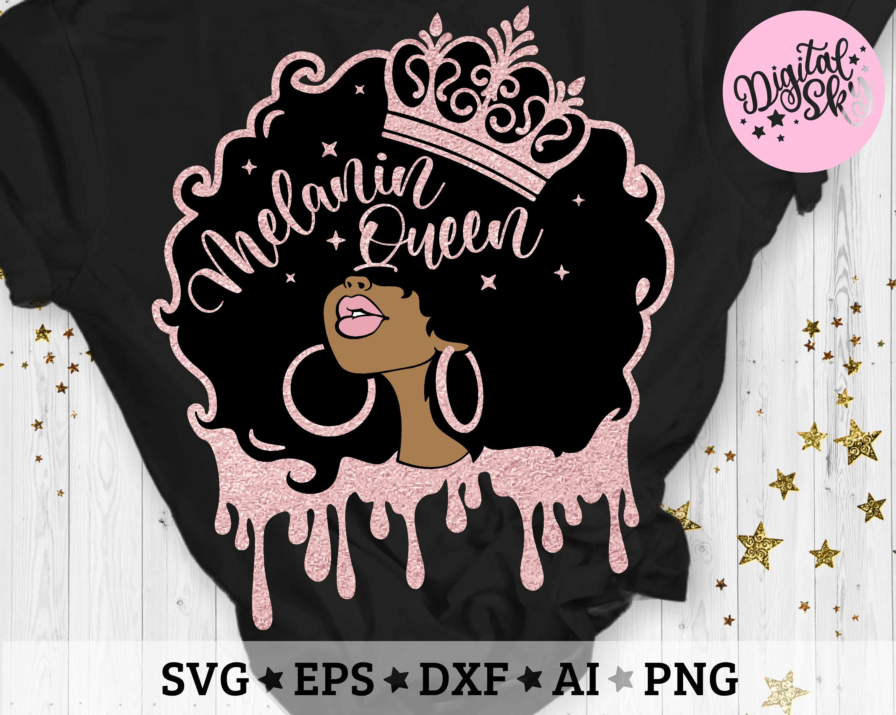 Melanin Queen Svg Afro Girl Svg Afro Queen Svg Cut File - Etsy