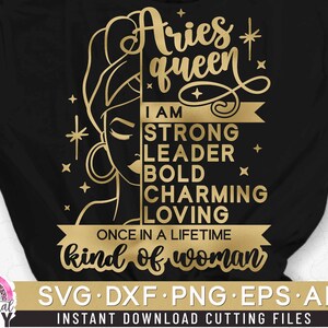 Aries Queen Svg, Birthday Queen Svg, Black Women Svg, Afro Girl Svg ...
