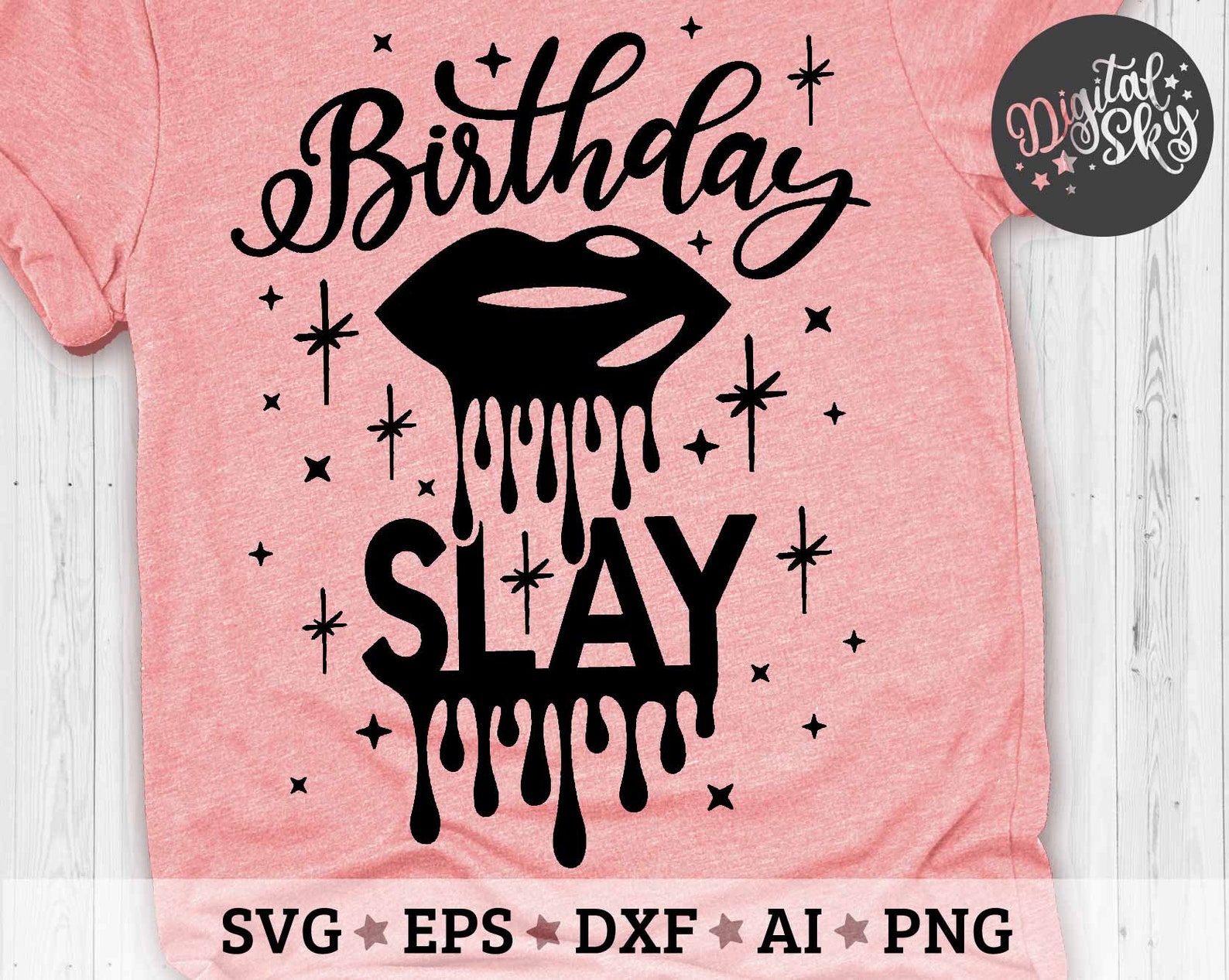 Birthday Slay Lips Svg Birthday Svg Birthday Drips Svg - Etsy