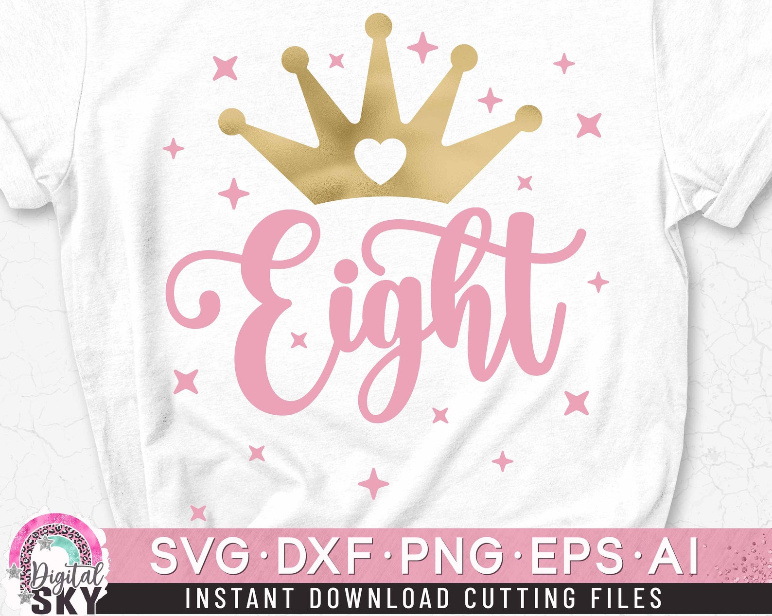 Eight Birthday Svg Eight Birthday Svg 8th Birthday Svg - Etsy