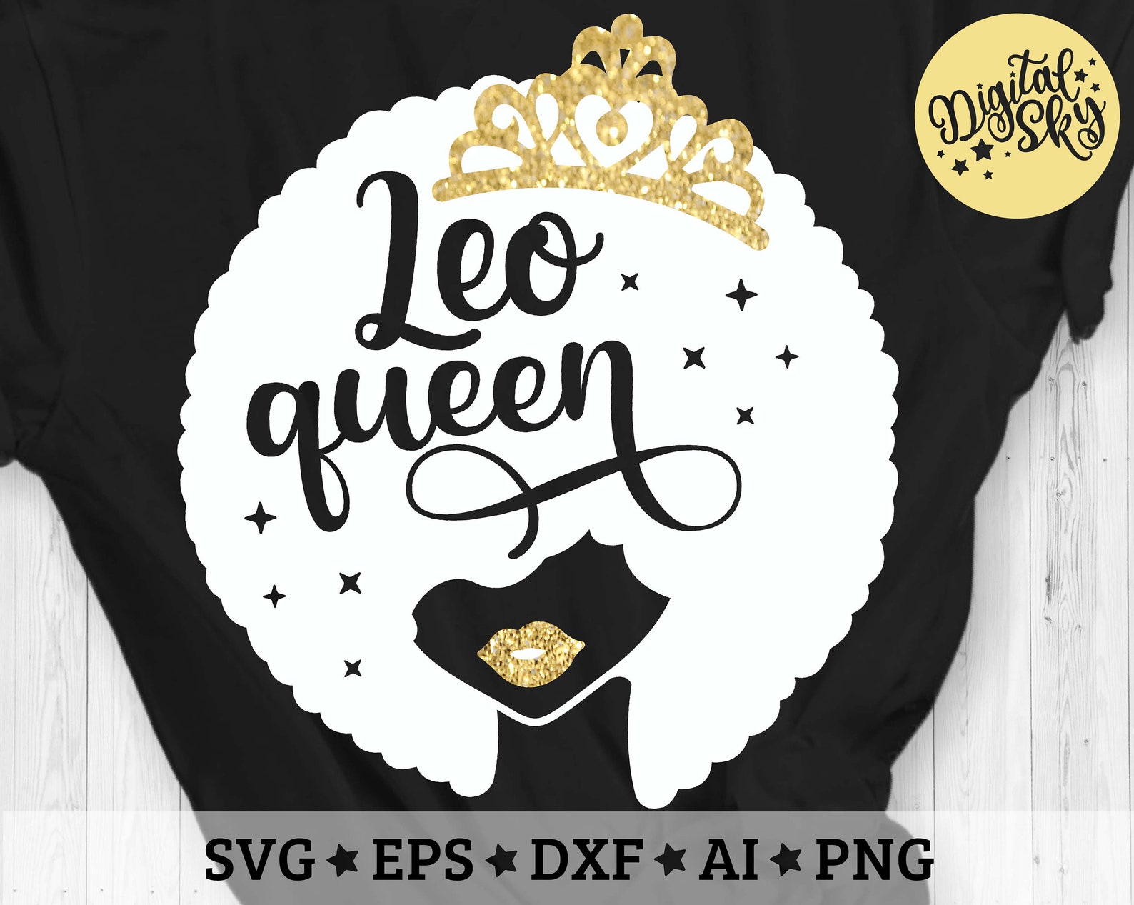 Leo Queen Svg Birthday Queen Svg Black Women Svg Afro Girl - Etsy