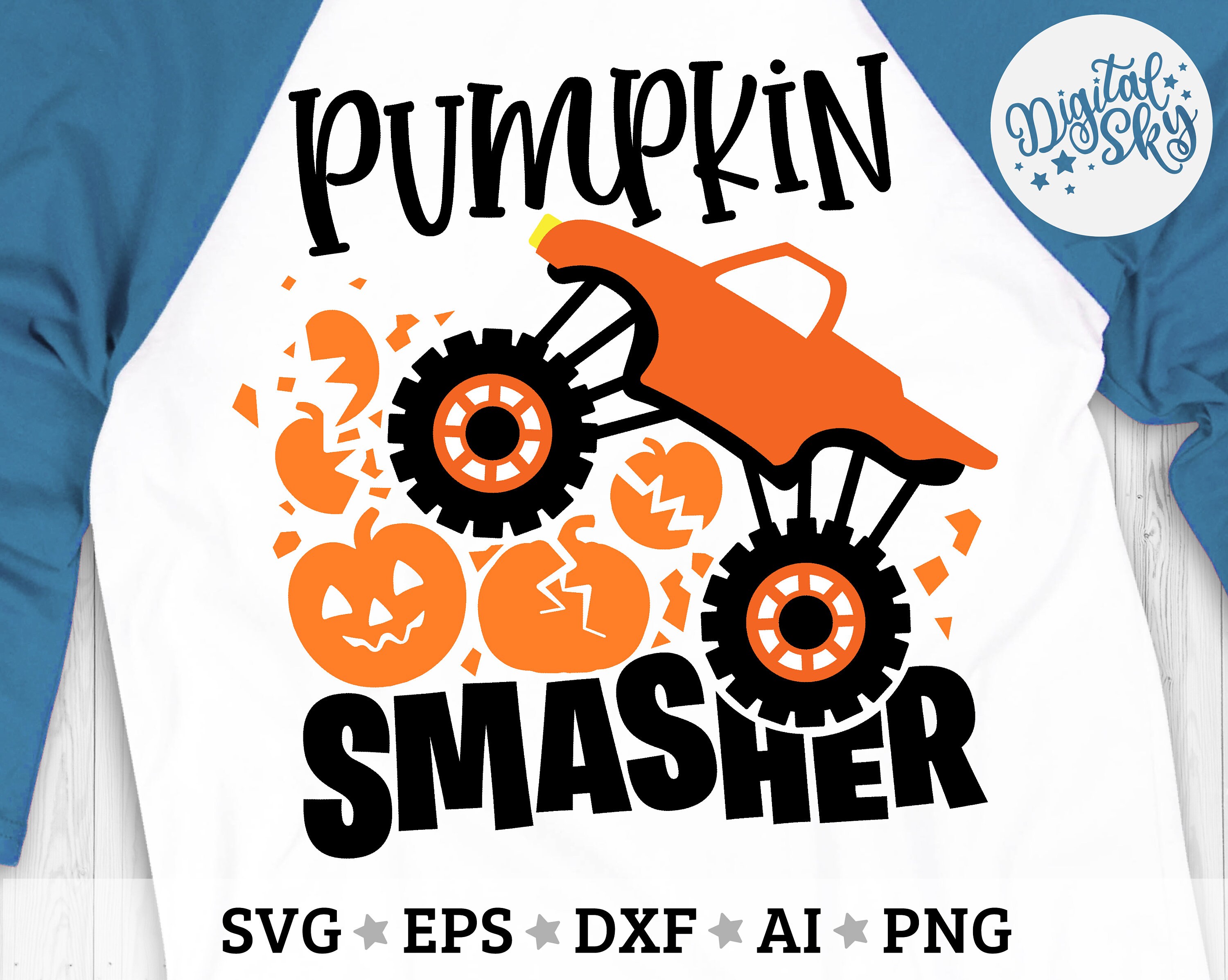 Pumpkin Smasher SVG Monster Truck Svg Thanksgiving Boy Svg - Etsy