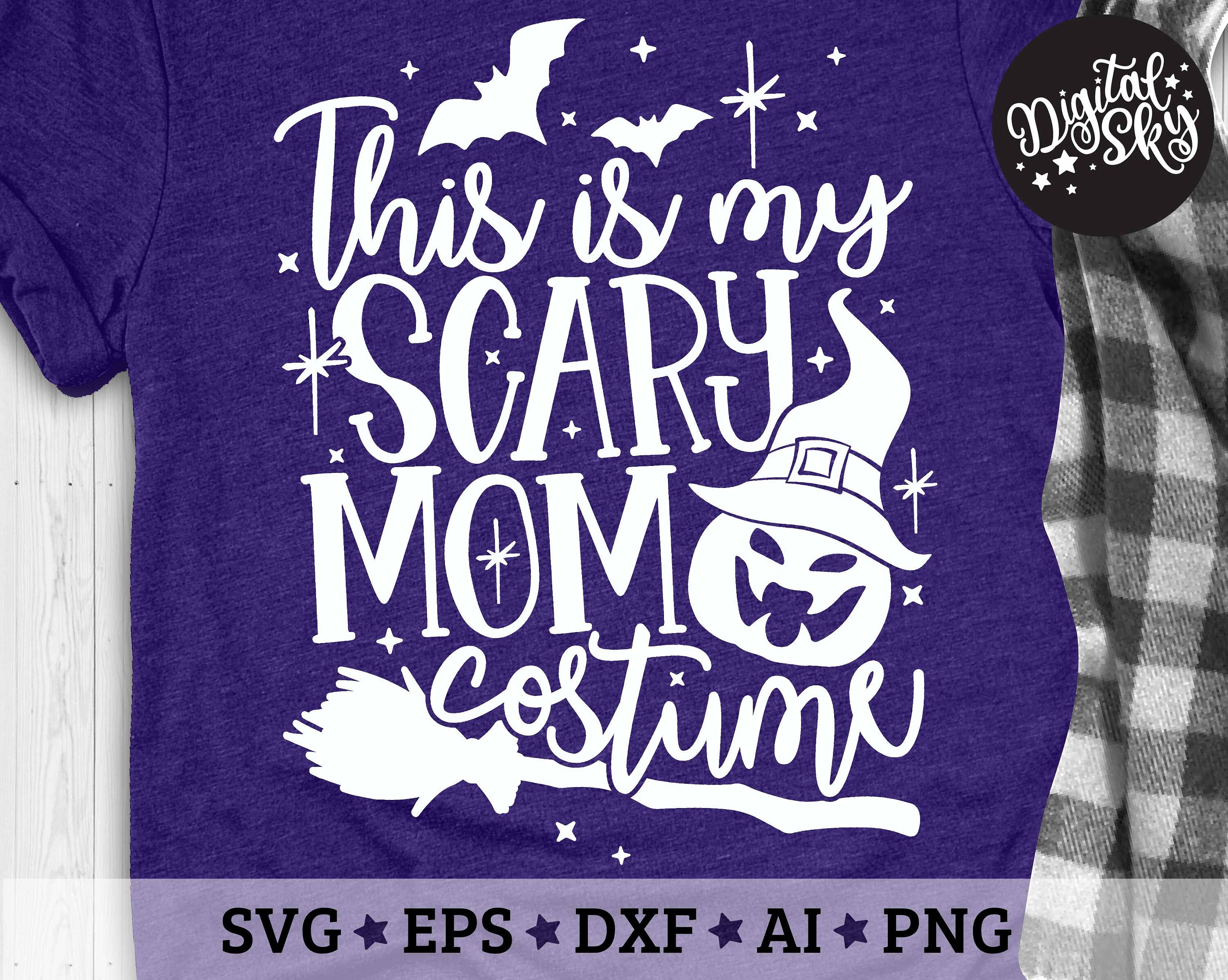This is My Scary Mom Costume Svg Halloween Mom Svg Scary - Etsy