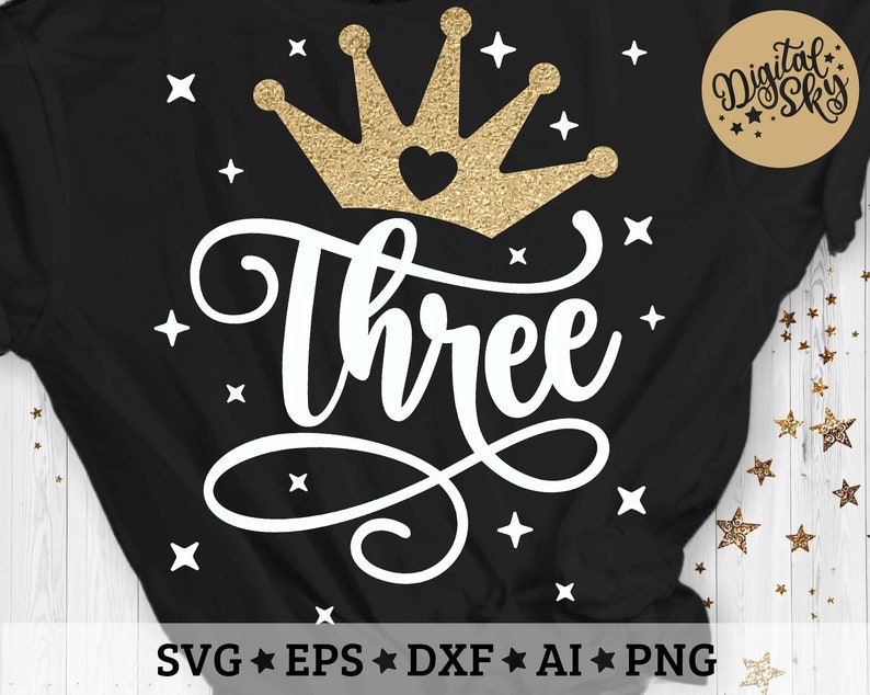 Three Birthday Svg Third Birthday Svg 3rd Birthday Svg - Etsy