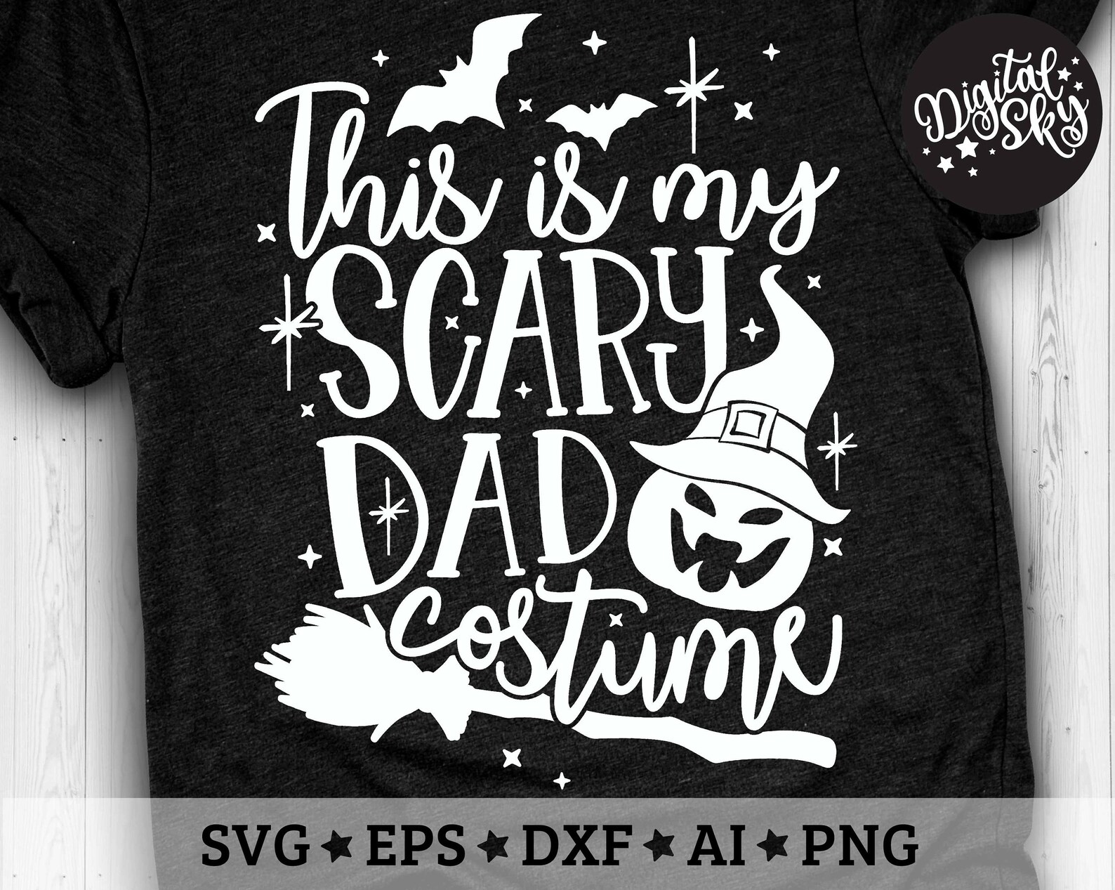 This is my Scary Dad Costume Svg Halloween Dad Svg Scary | Etsy
