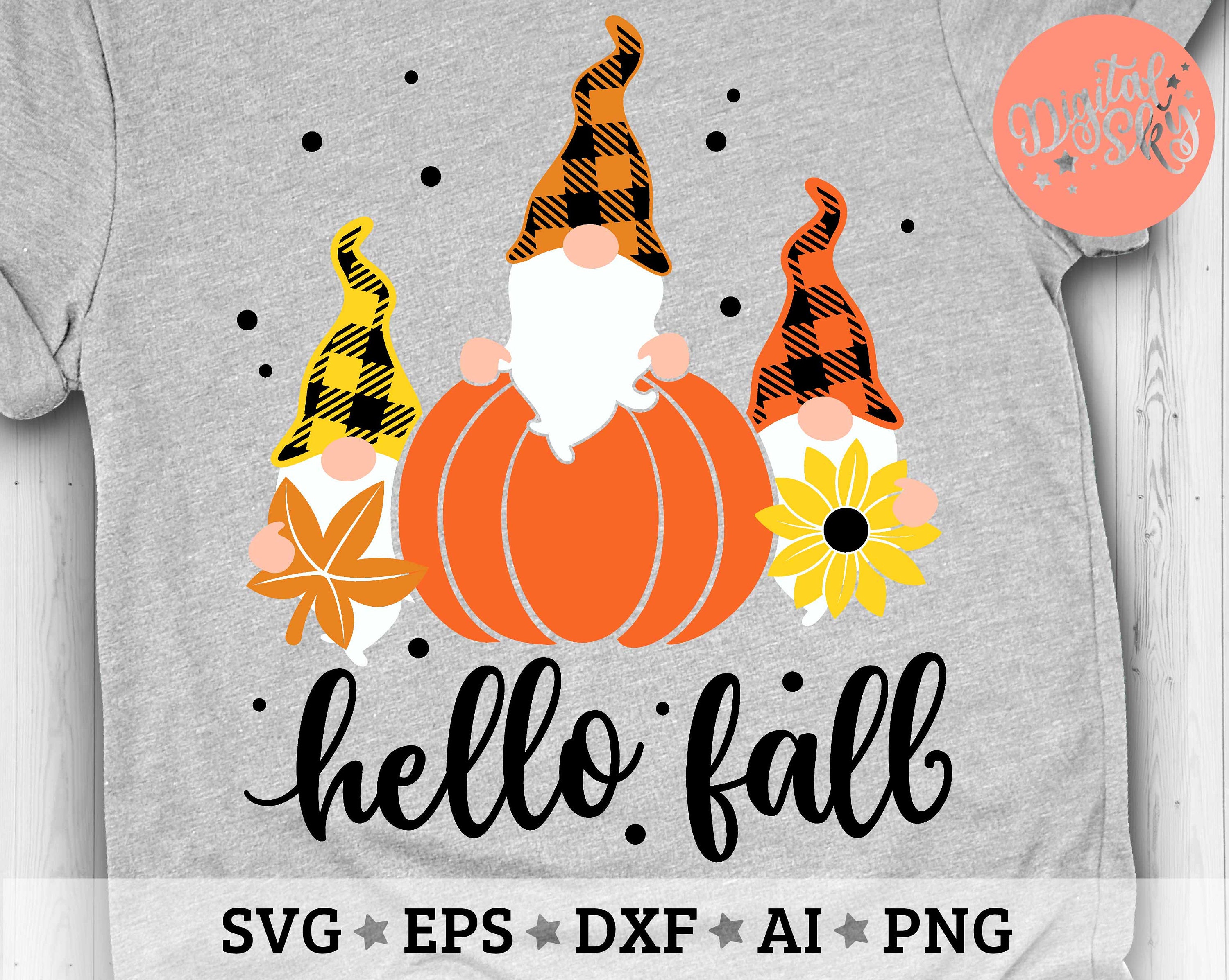 Hello Fall Svg Pumpkin Gnomes Svg Autumn Fall Gnome Svg - Etsy