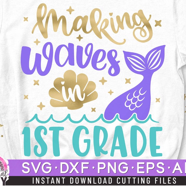 1st Grade Svg - Etsy