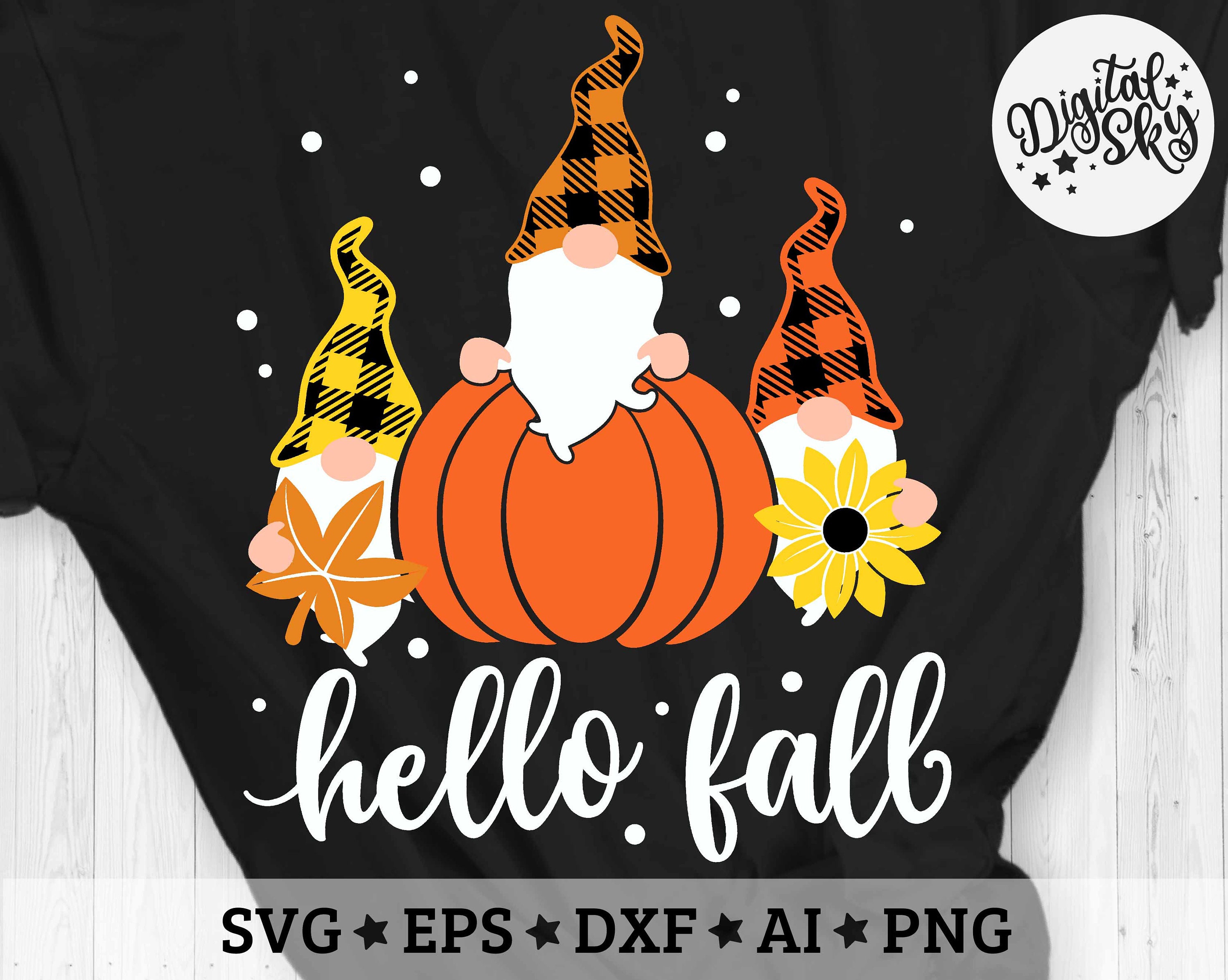 Hello Fall Svg Pumpkin Gnomes Svg Autumn Fall Gnome Svg - Etsy