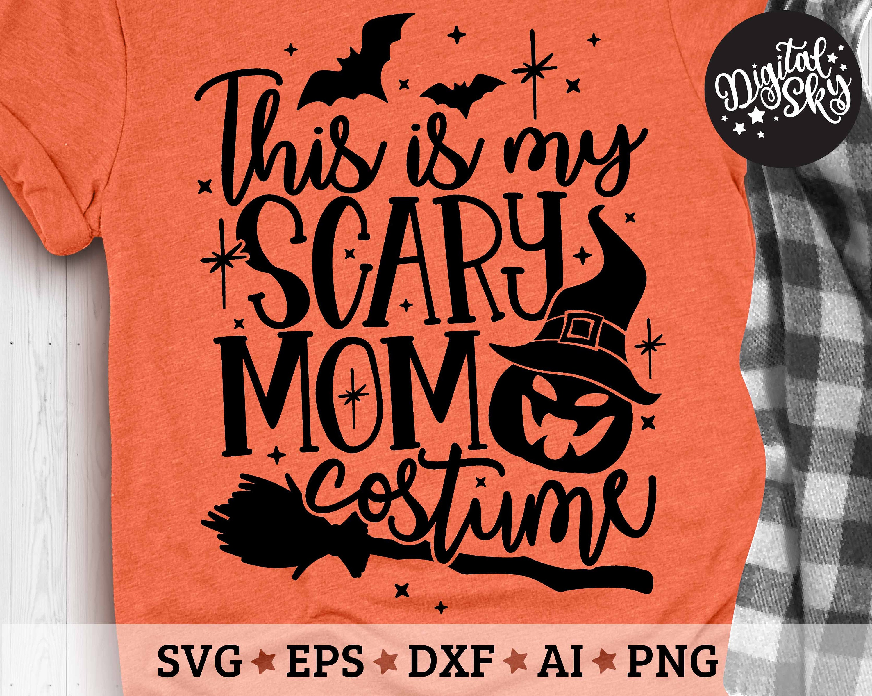This is My Scary Mom Costume Svg Halloween Mom Svg Scary - Etsy