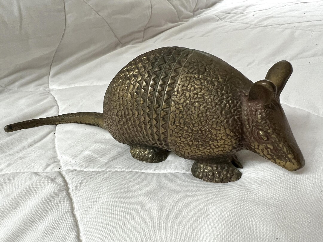Brass Armadillo Figure - Etsy