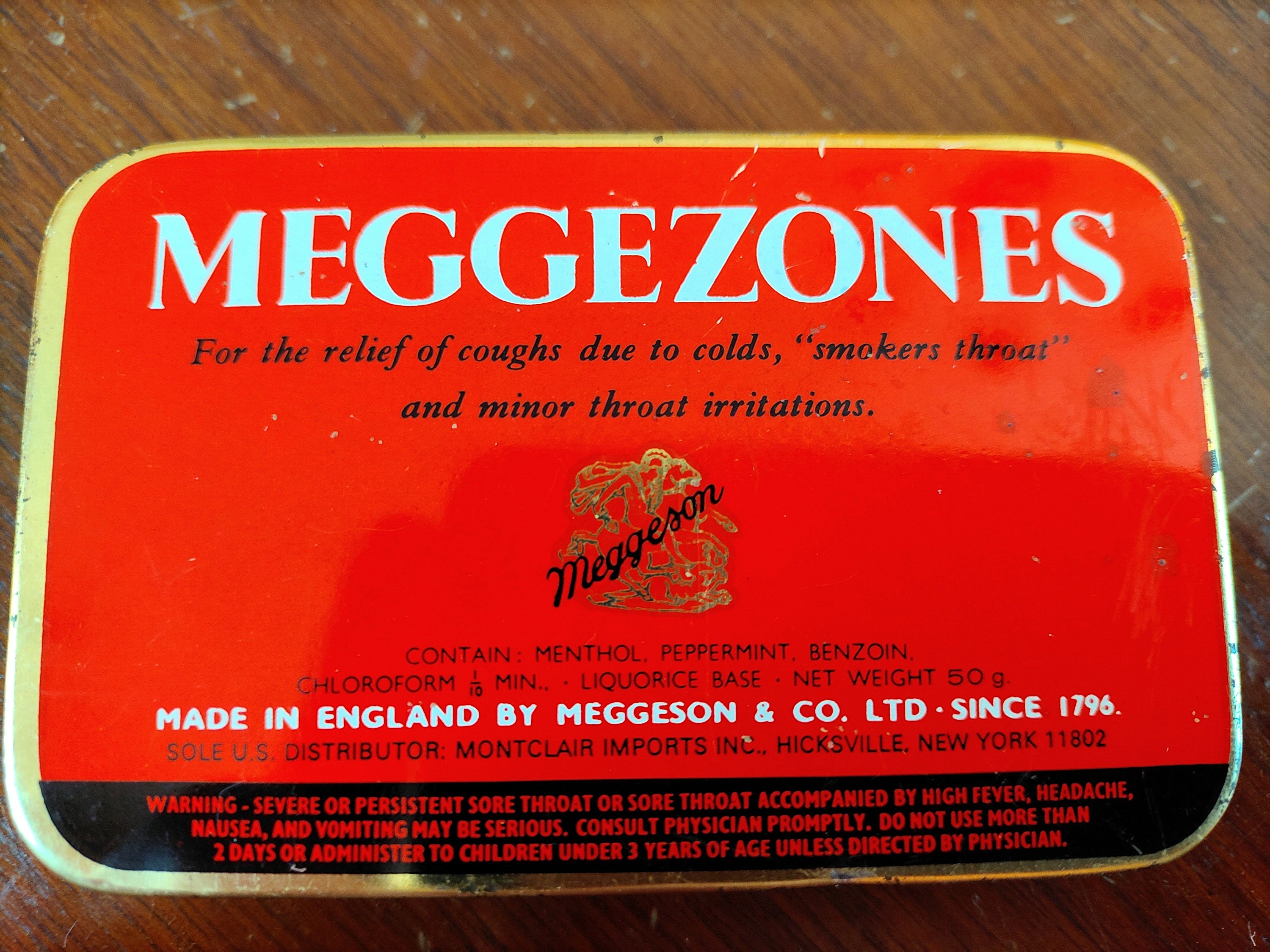 Meggezones Lozenges Tin Box - Etsy