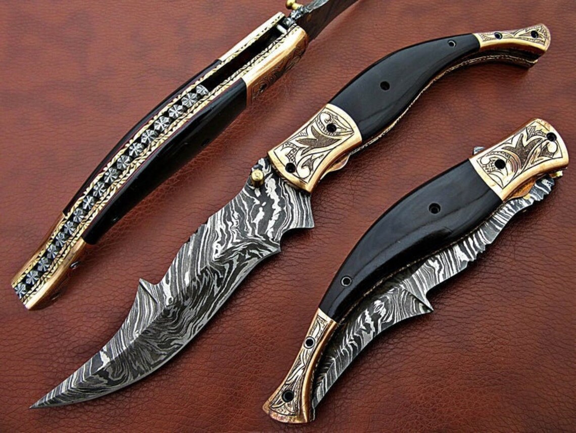Amazing Style Custom Handmade Folding Pocket Knife Limited - Etsy