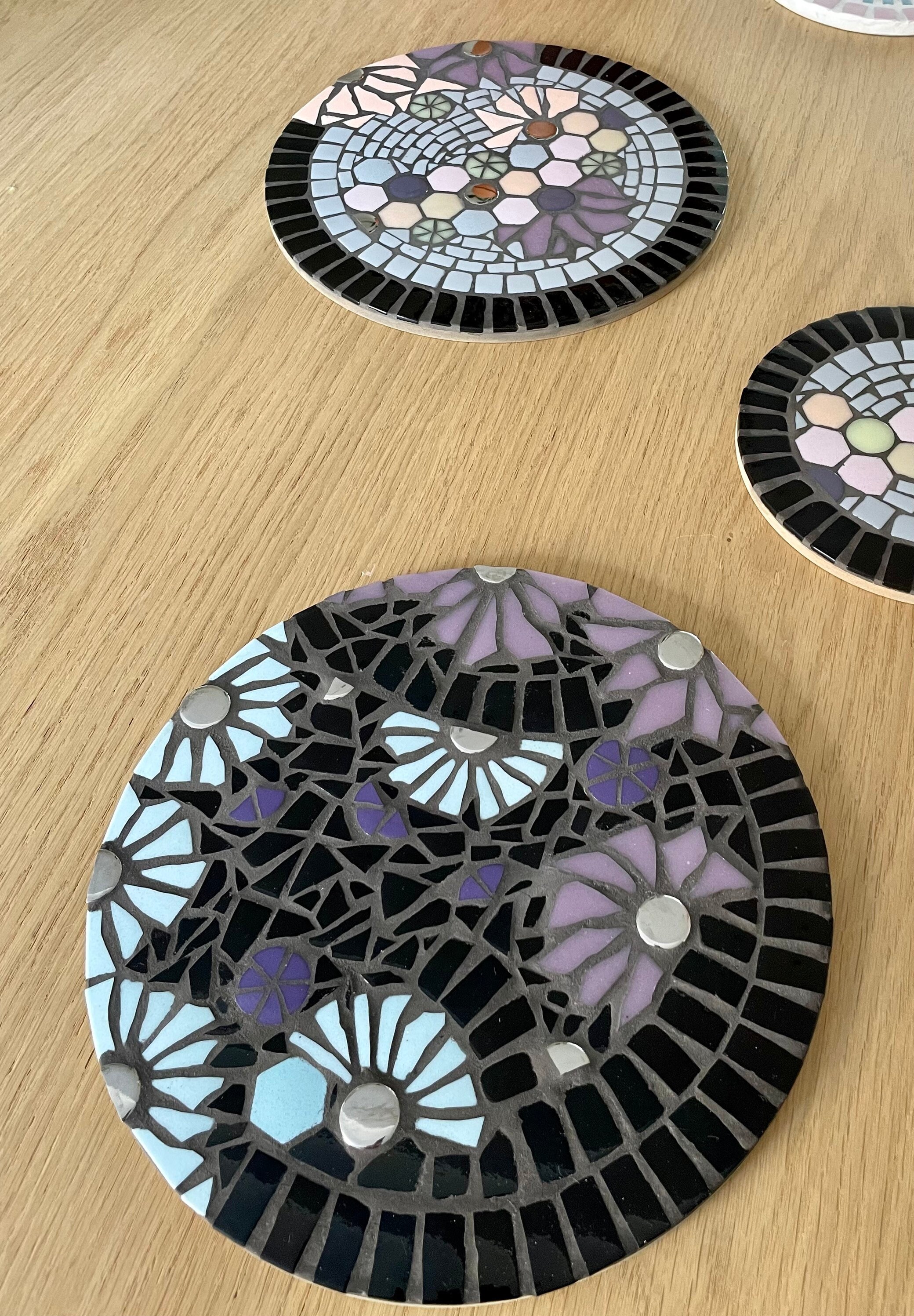 Trivets Kitchen & Dining Trivets & Pot Holders Sub-flat mosaic in color ...
