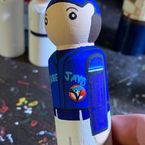 Baseball Team Peg Doll - Etsy