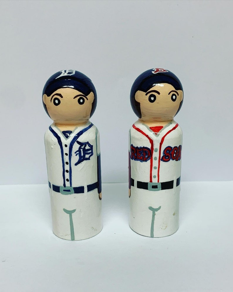 Baseball Team Peg Doll - Etsy