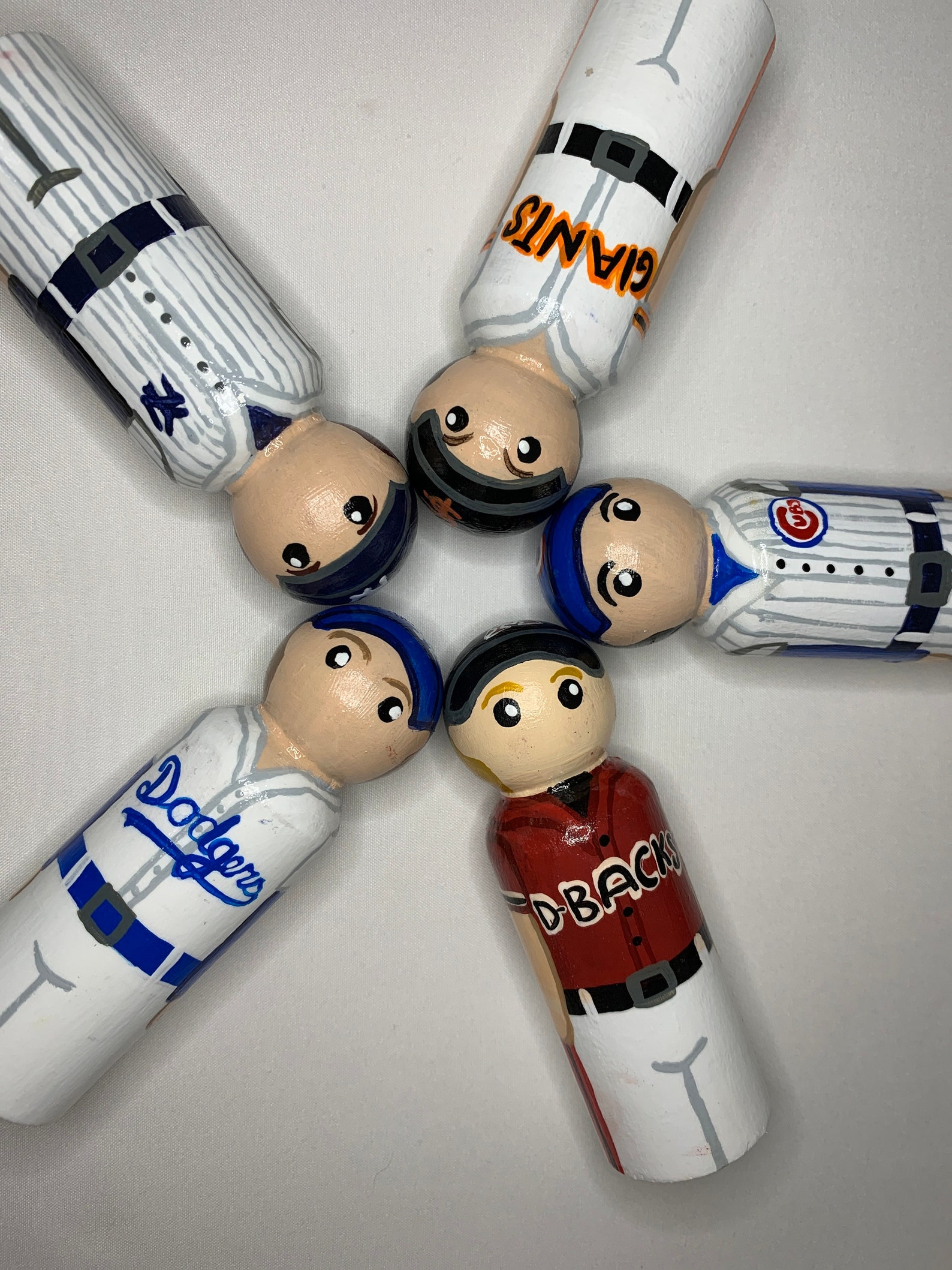 Baseball Team Peg Doll | Etsy