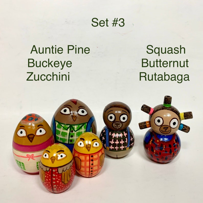 Tumble Leaf Peg Doll Set #1 - Etsy