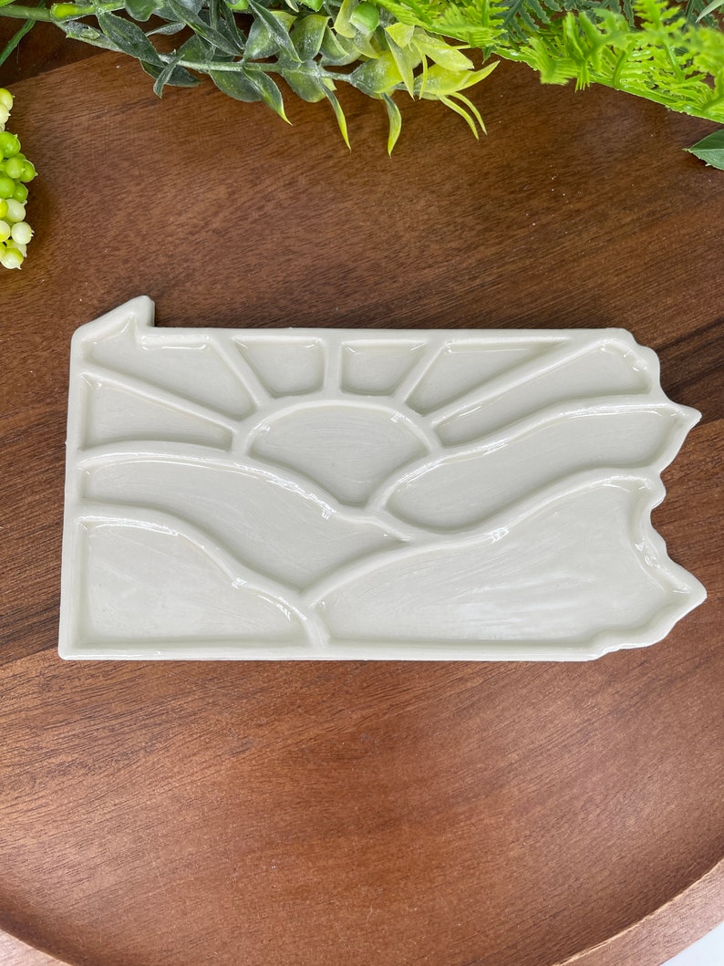 Pennsylvania Paint Palette Handmade Ceramic - Etsy
