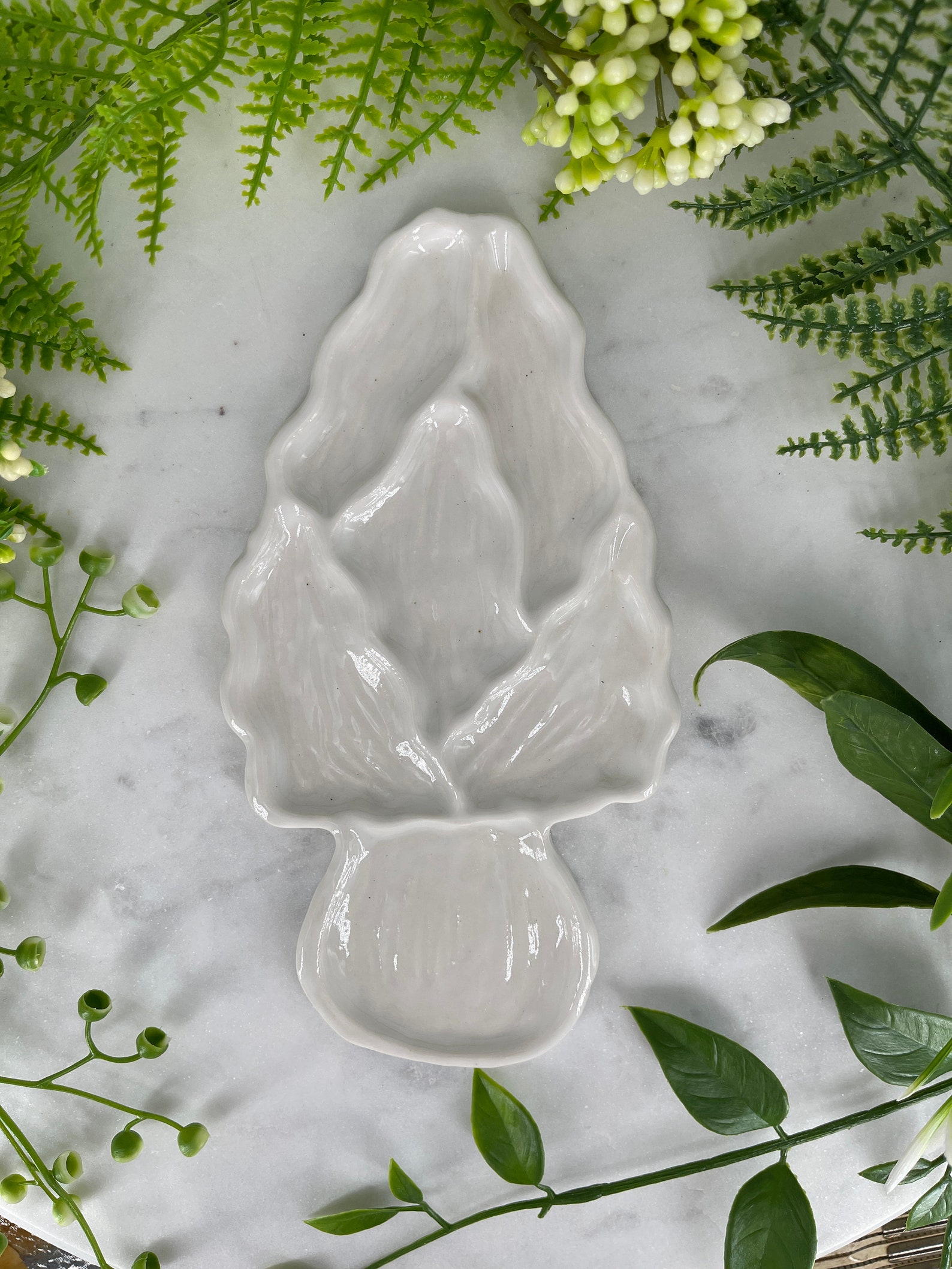 Morel Mushroom Paint Palette Handmade Ceramic ready to - Etsy