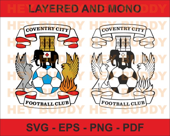 Coventry City Logo SVG Layered and cuttable Cricut Vinyl | Etsy
