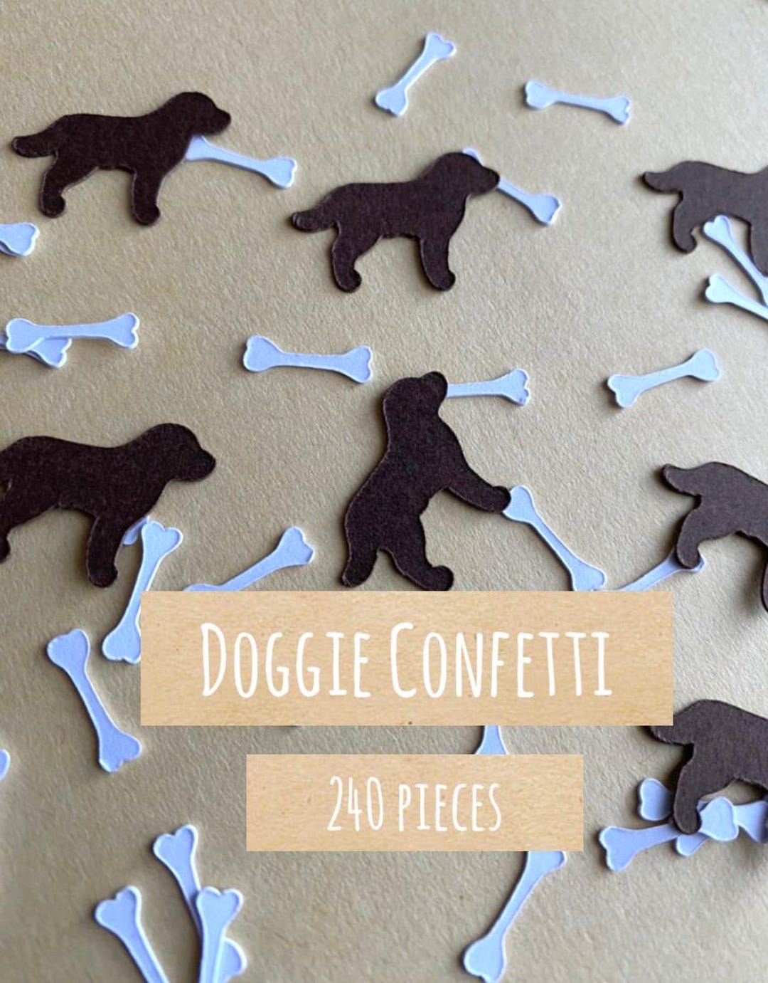 Dog and Bone Confetti | Table Confetti | 240 Pieces - Etsy