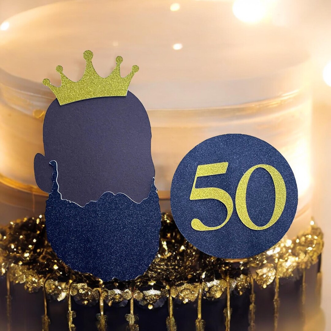 Black Man Cake Topper | Custom Number Cake Toppers | Men Birthdays - Etsy