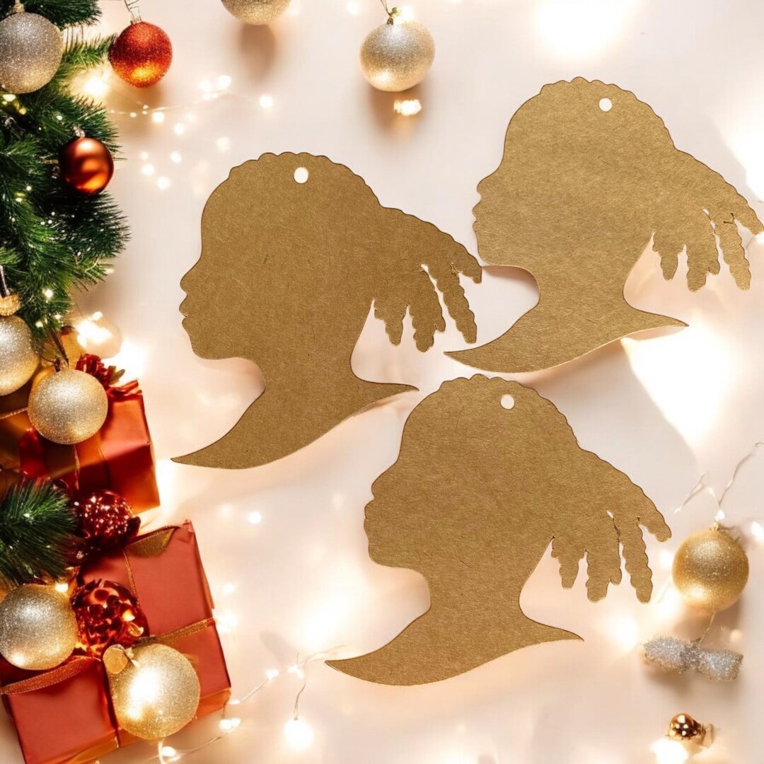 African American Gift Tags Set of 5 - Etsy