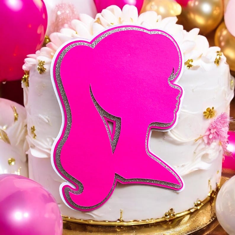 Barbie Cake Topper Doll Cake Toppers - Etsy