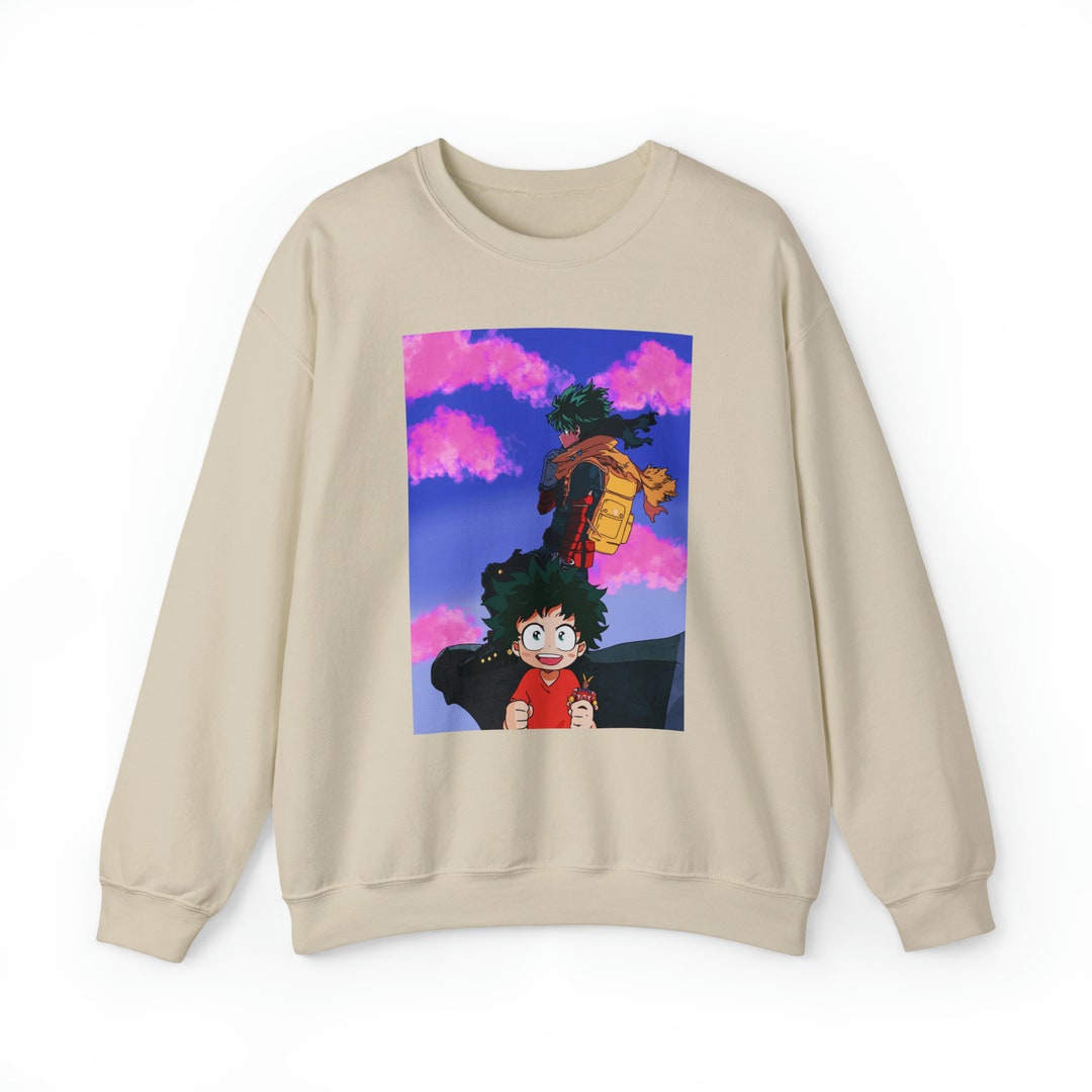 Deku Anime Digital Art MHA Unisex Heavy Blend™ Crewneck Sweatshirt - Etsy