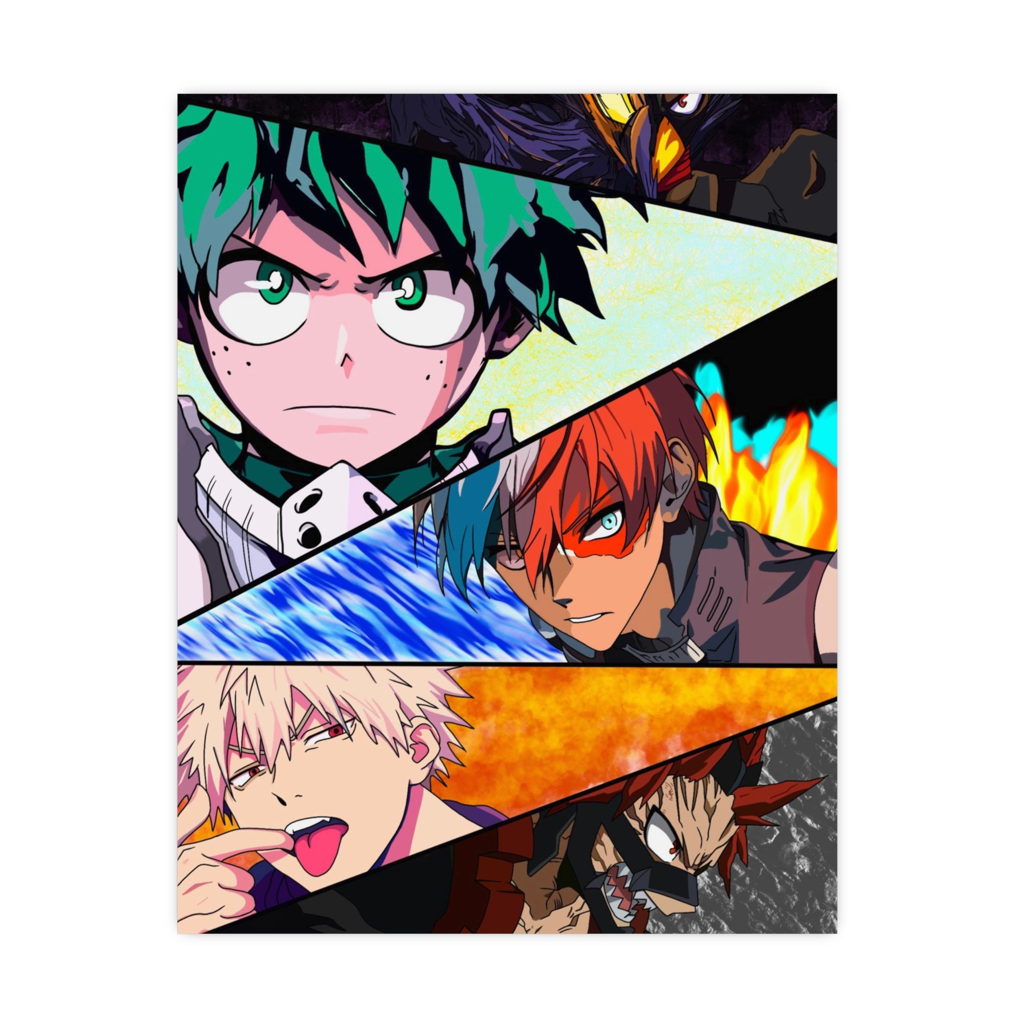 MHA Anime Vertical and Horizontal Matte Posters - Etsy Canada