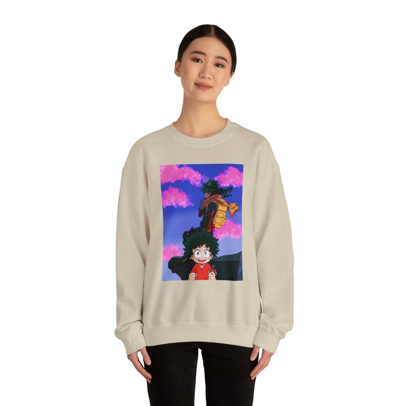 Deku Anime Digital Art MHA Unisex Heavy Blend™ Crewneck Sweatshirt - Etsy