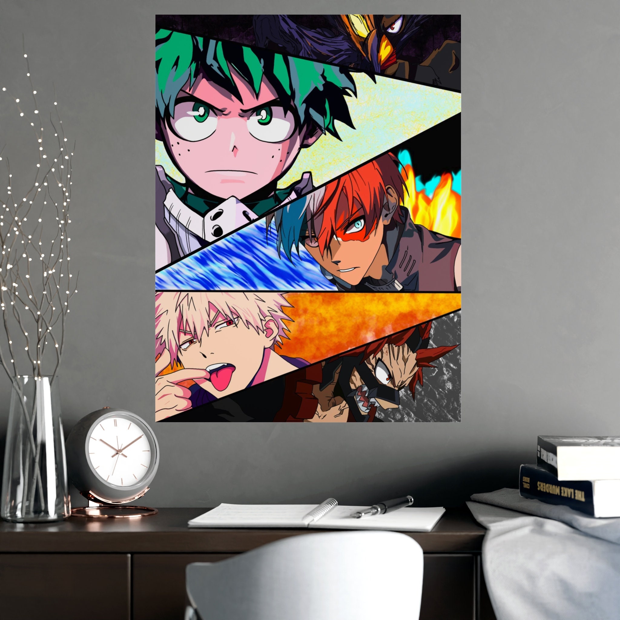 MHA Anime Vertical and Horizontal Matte Posters - Etsy Canada