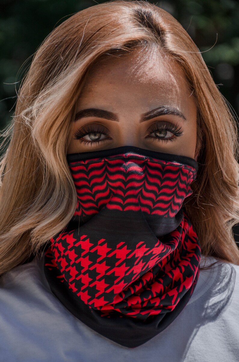 Palestinian Keffiyeh Mask, Keffiyeh Pattern Mask, Kufiya, Shemagh ...