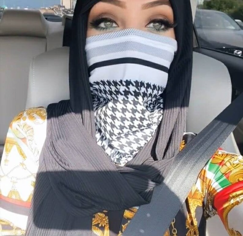 Keffiyeh Face Mask / Palestinian Mask / Arab Scarf - Etsy Canada