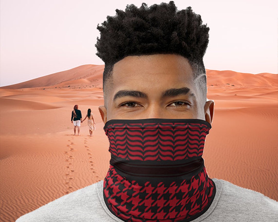 Palestine, Face Mask, Keffiyeh, Kufiya, Shemagh, Arab Style Mask, Arab ...