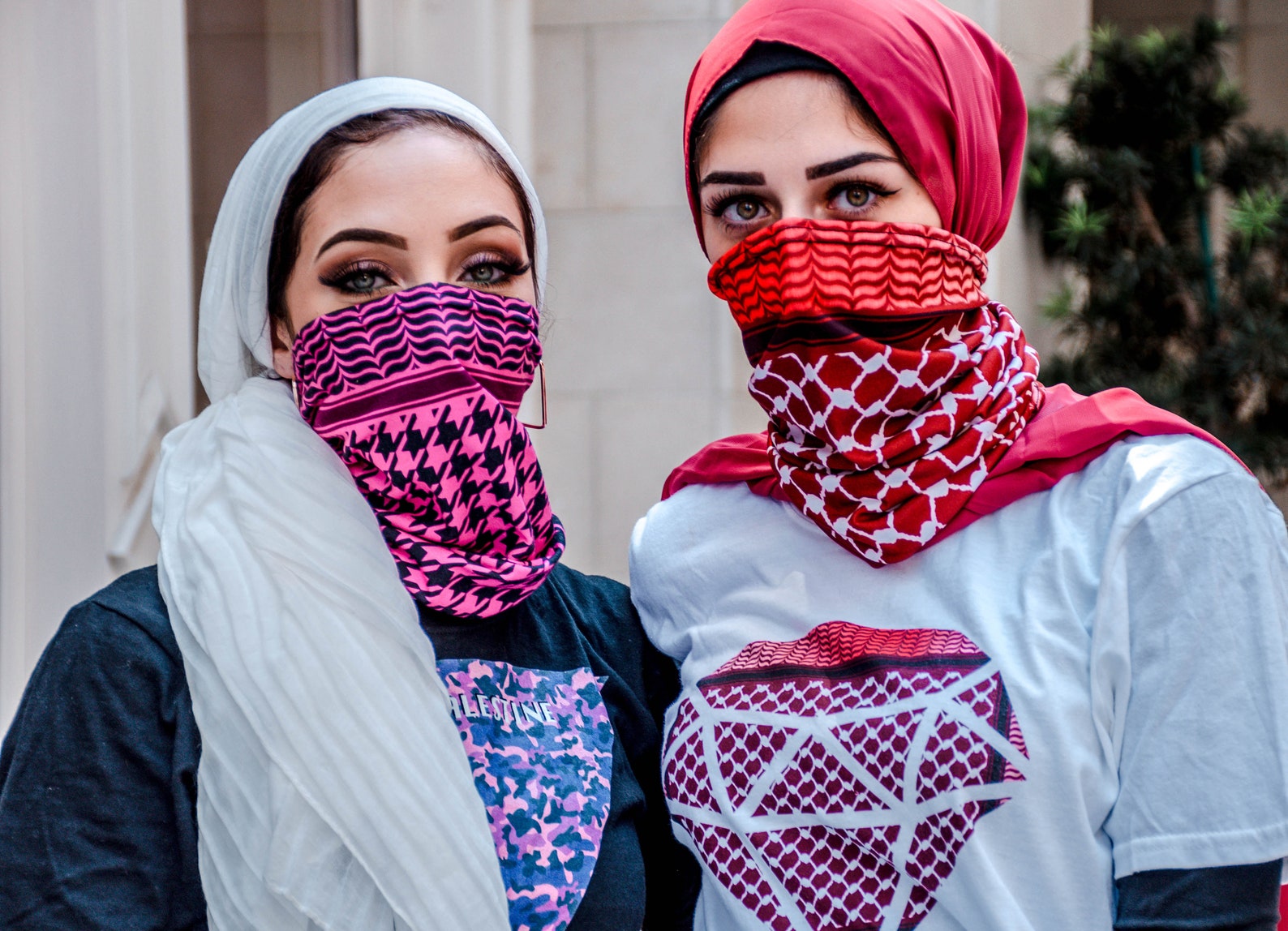 Palestinian Protest Face Mask Keffiyeh Kufiya Shemagh Arab - Etsy
