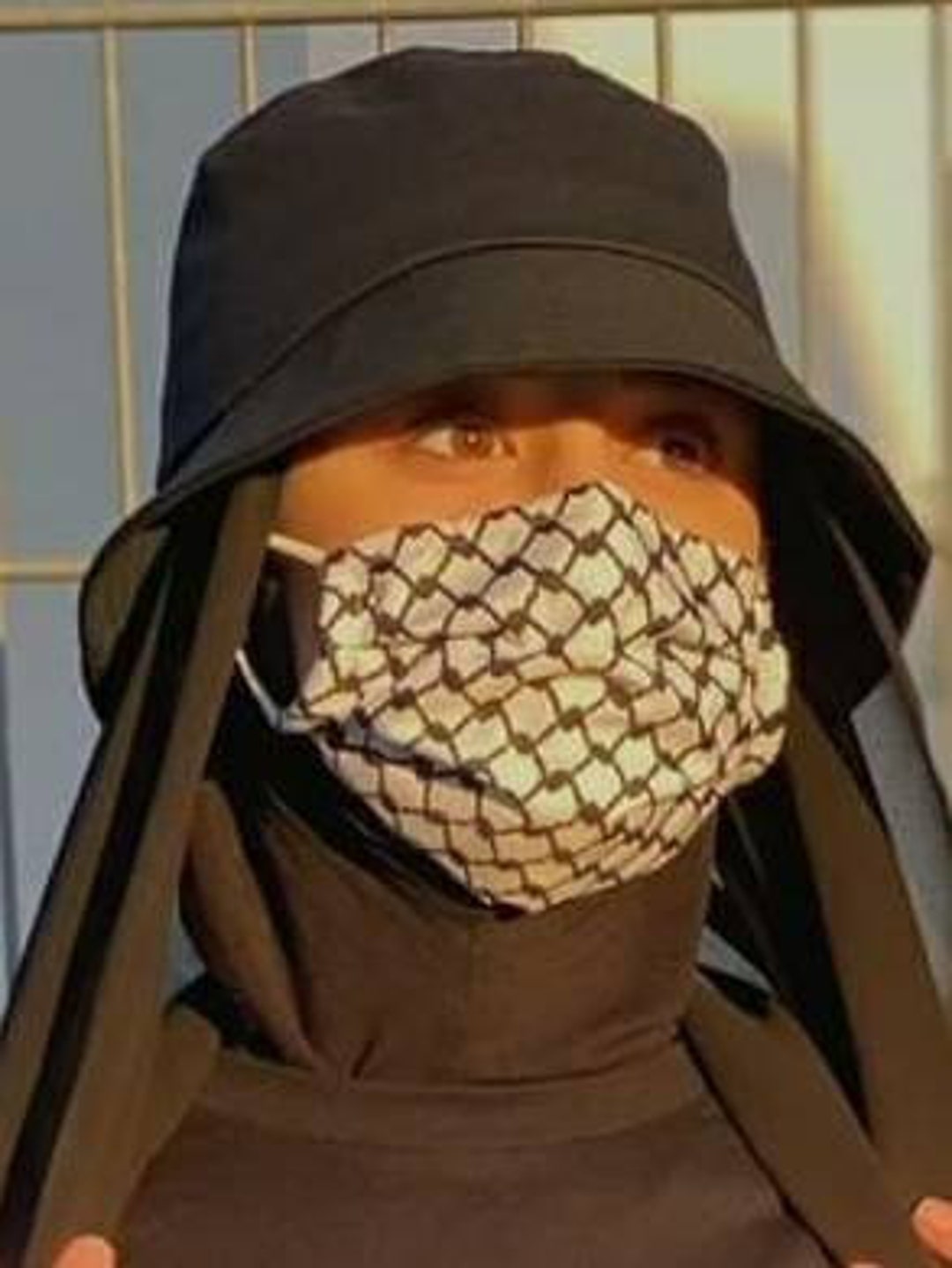 Keffiyeh Mask, Kufiya, Shemagh, Palestinian Mask, Arab Scarf - Etsy UK