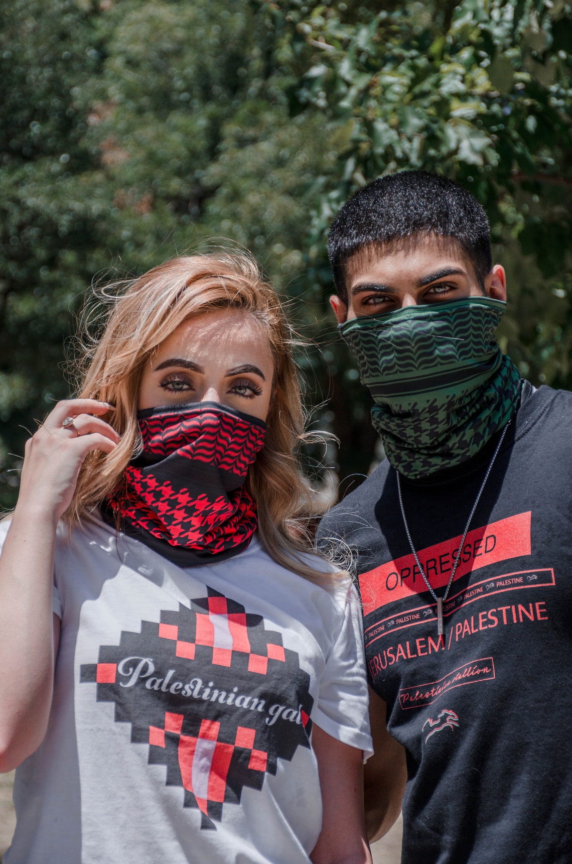 Green Keffiyeh Mask Kufiya Shemagh Palestinian Mask Arab - Etsy