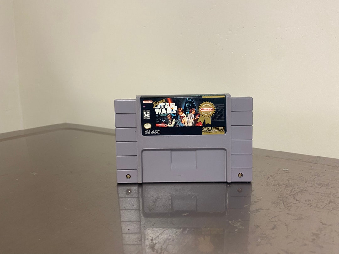 Super Nintendo SNES Super Star Wars Video Game - Etsy
