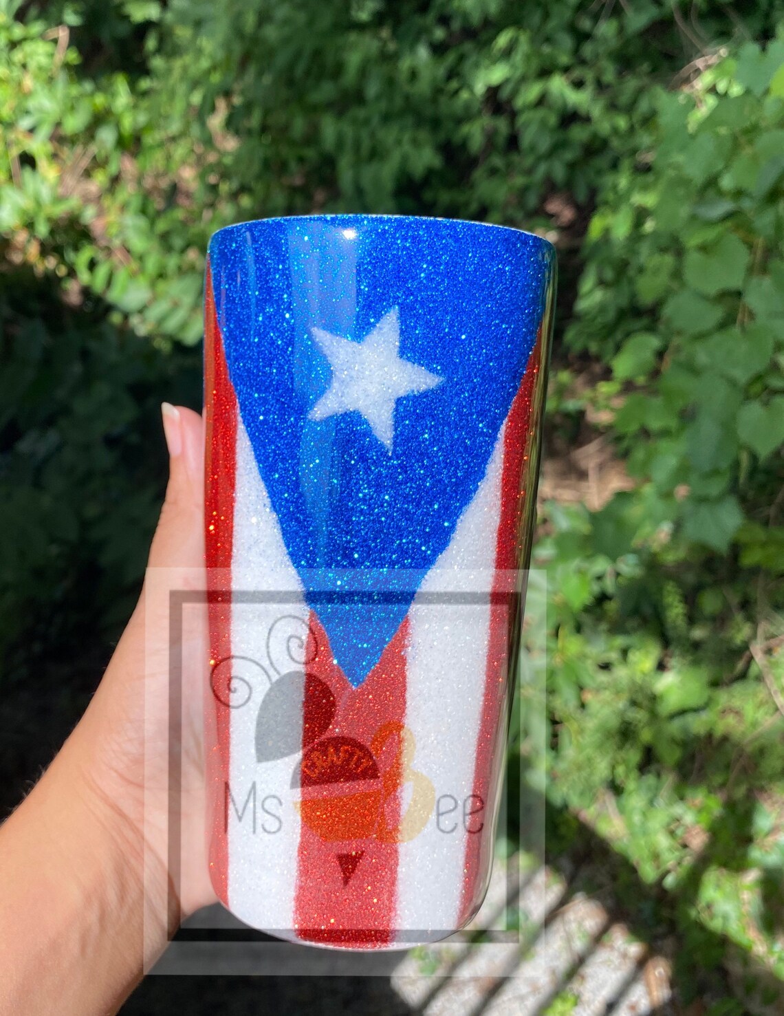 Puerto Rican Flag Custom Tumbler | Etsy