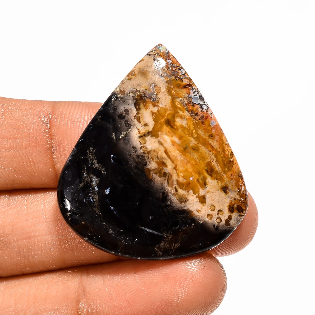 Classic Top Grade Quality 100% Natural Palm Root Agate Pear Shape ...