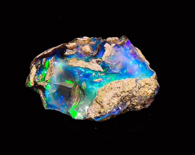 Opal Rough, Ethiopian Opal Raw, Big Opal Rough, Opal Gemstone, Fire ...