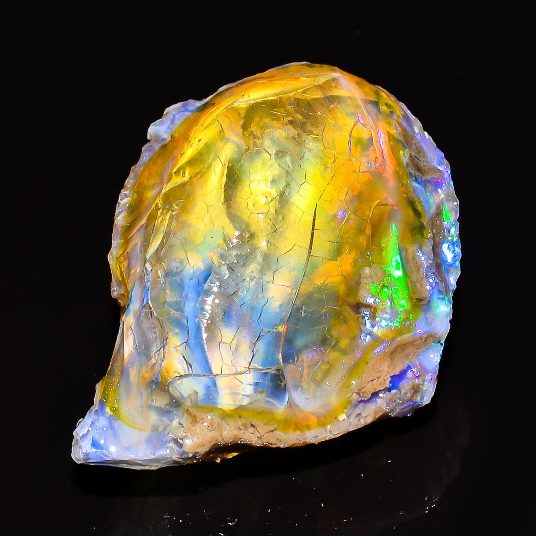 Opal Rough, Ethiopian Opal Raw, Big Opal Rough, Opal Gemstone, Fire ...