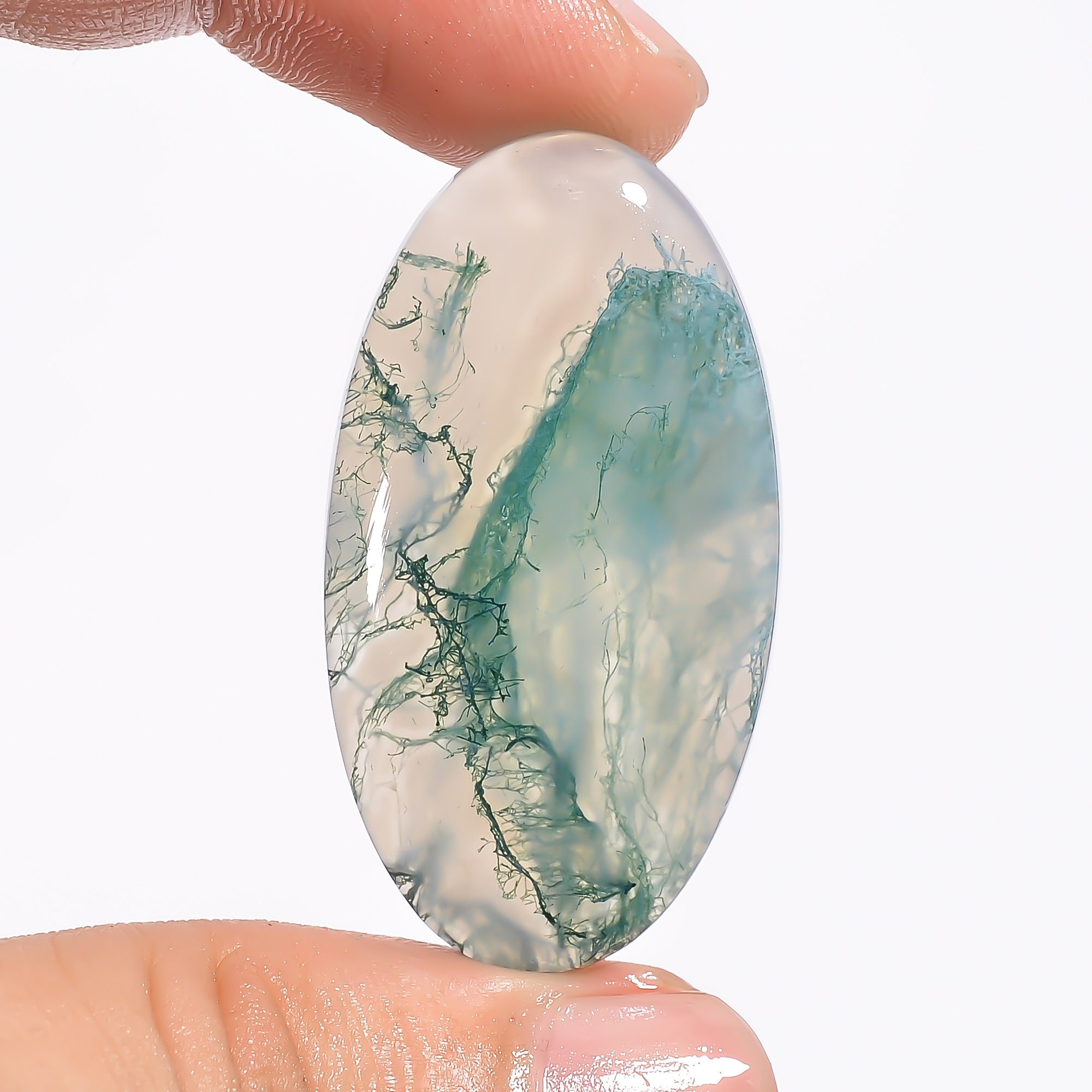 37X23X6 mm SB-6931 Amazing Top Grade Natural Indonesian Natural Moss ...