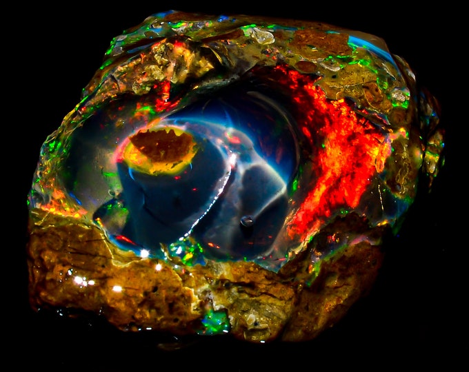 Opal Rough, Ethiopian Opal Raw, Big Opal Rough, Opal Gemstone, Fire ...