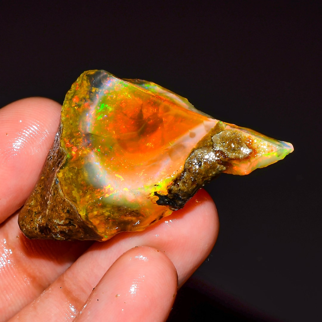 Opal Rough, Ethiopian Opal Raw, Big Opal Rough, Opal Gemstone, Fire Opal Rough, Natural Opal ...