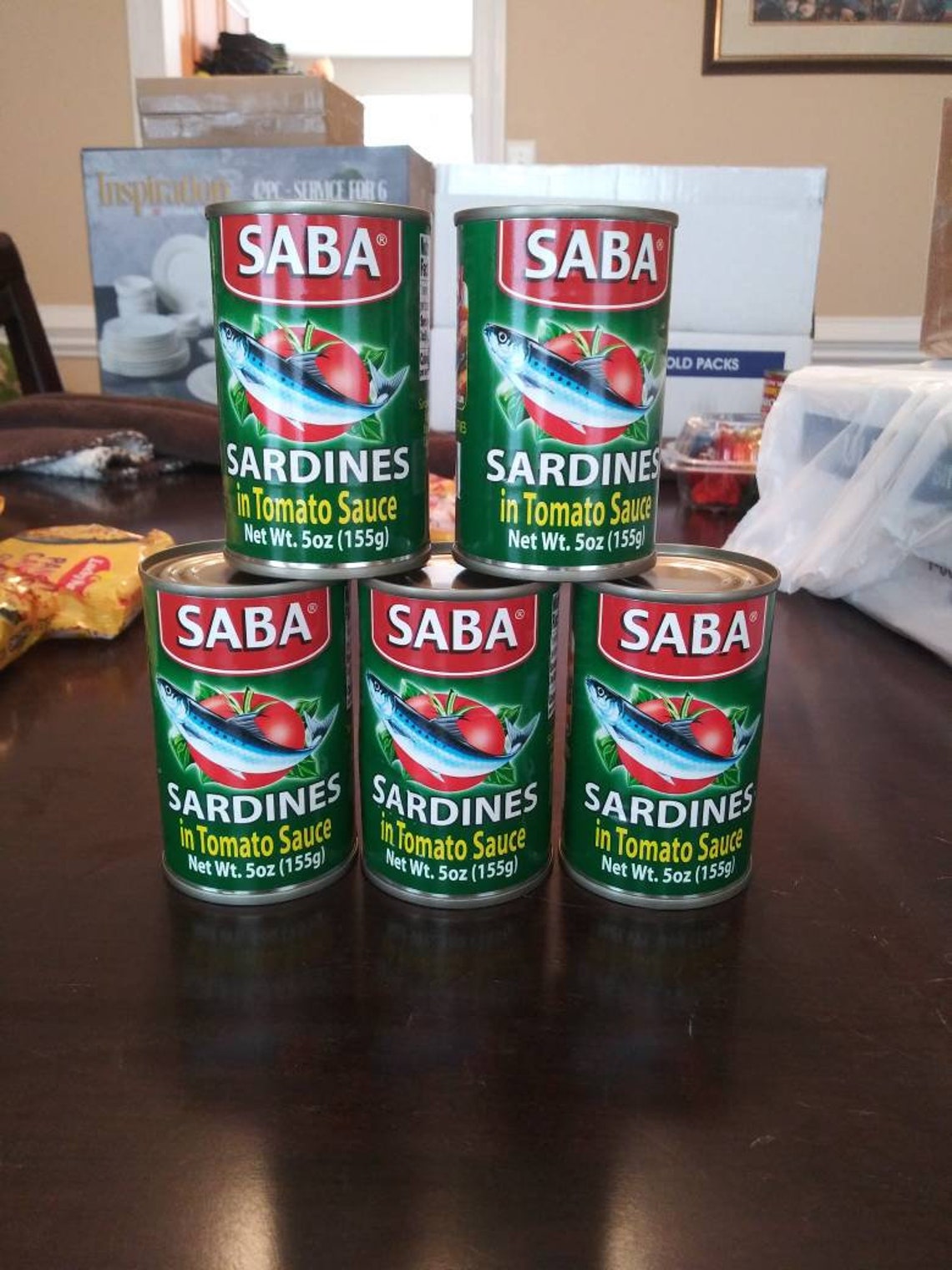Saba Sardines in Tomato Sauce 5 oz 2 Green & 2 Red Listed | Etsy